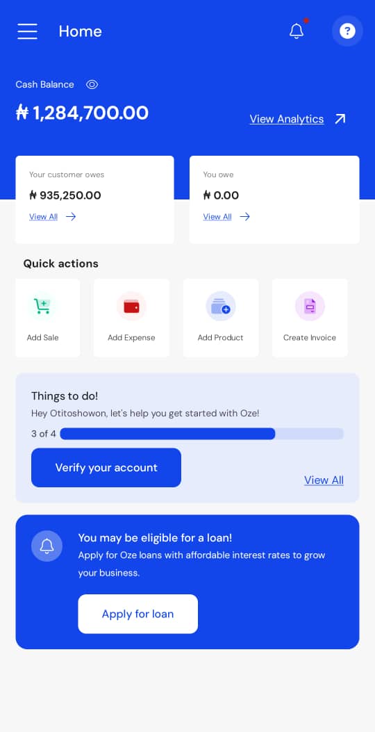 How to View Total Amount You owe and Related Transactions in Oze